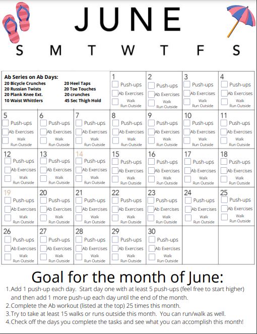 June Challenge – workOUTbreak with Melissa